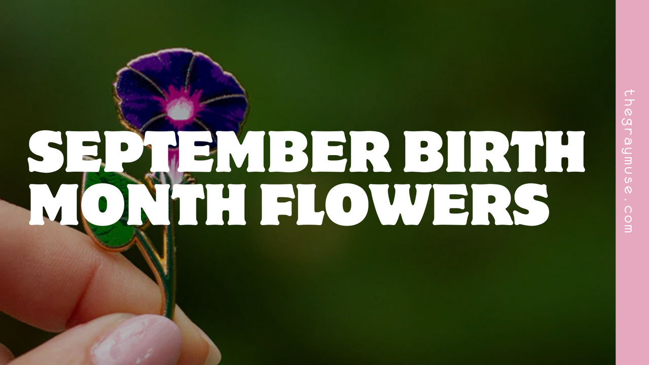September Birth Month Flower Enamel Pins: Gifts For Birthdays – The ...