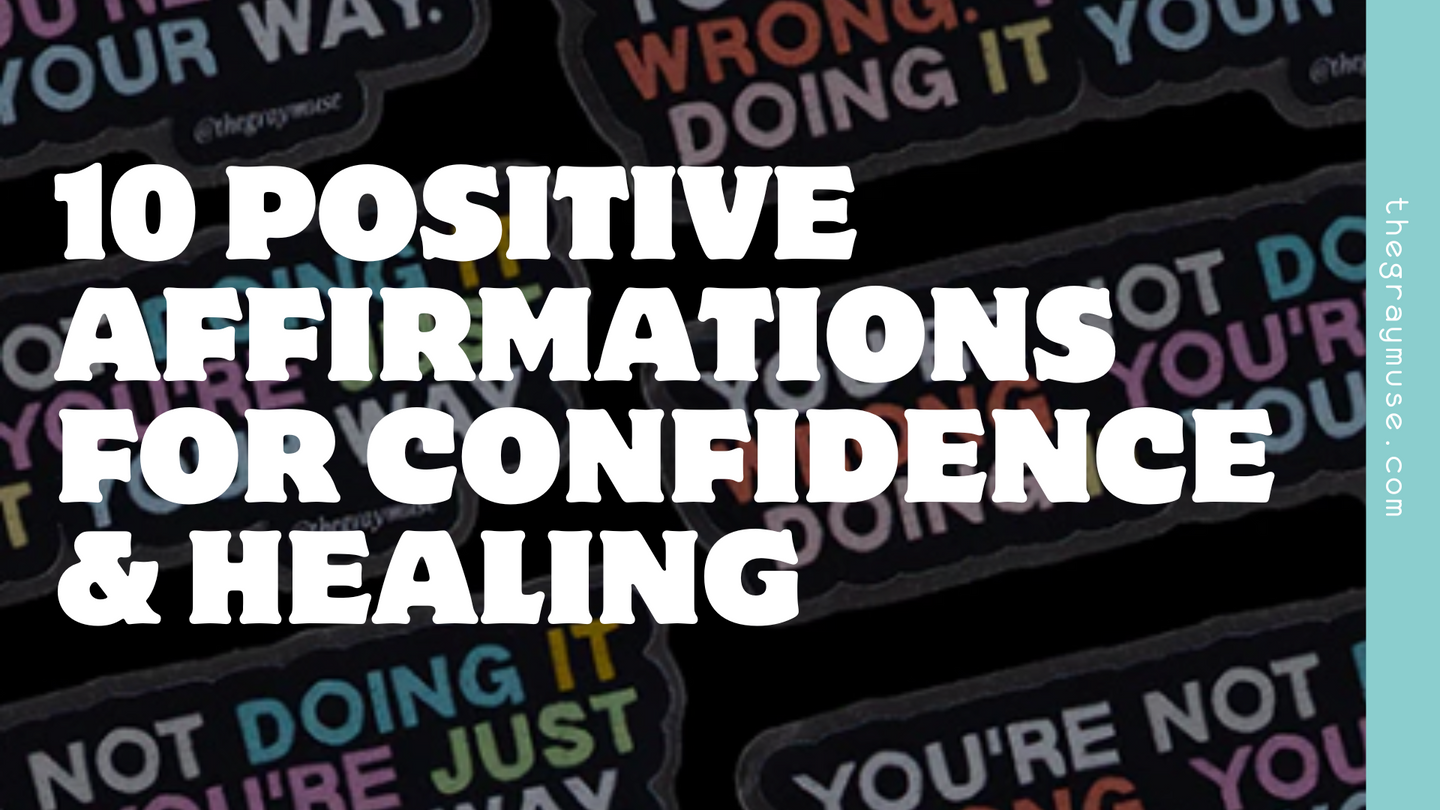 Positive Affirmation Enamel Pins for Confidence and Healing – The Gray Muse