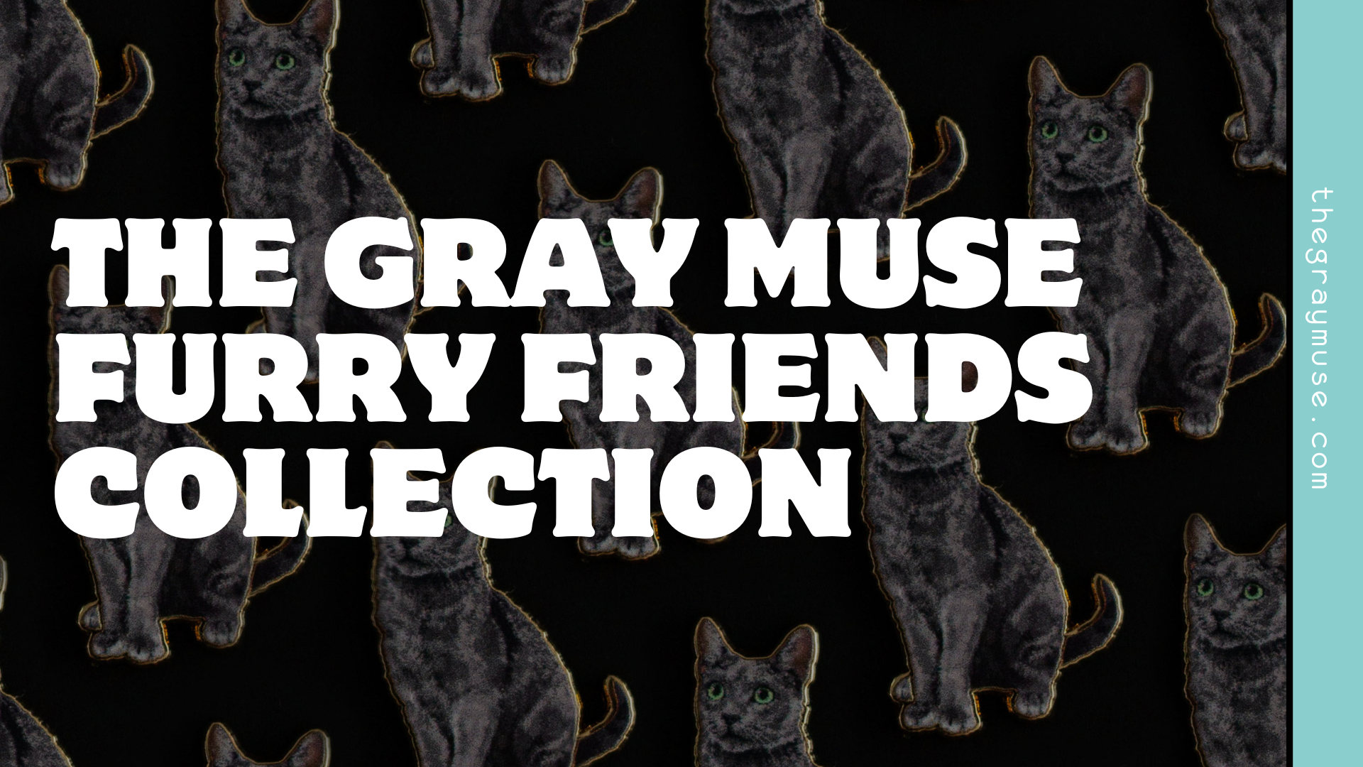 Enamel Pins for Cat Lovers: The Gray Muse Furry Friends Collection