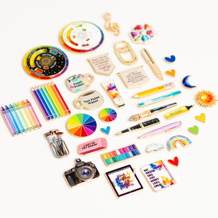 The Gray Muse | Interactive Enamel Pins & Motivational Gift Shop