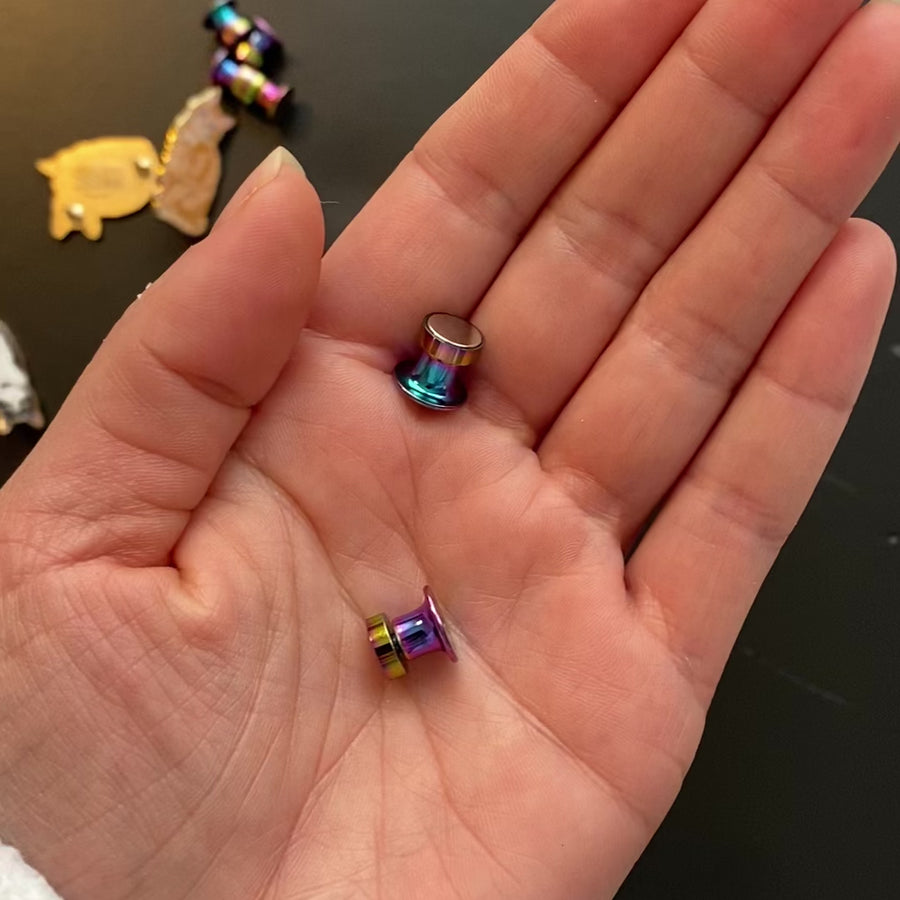 Deluxe Magnetic Locking Pin Back for Enamel Pins (Rad Backs) | The Gray ...