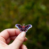 Cecropia Moth Enamel Pin | The Gray Muse - Pin Gift Shop