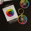 Color Wheel Interactive Spinner Enamel Keychain | The Gray Muse - Pin ...