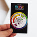 Rainbow Color Wheel Interactive Enamel Spinner Pin | The Gray Muse ...