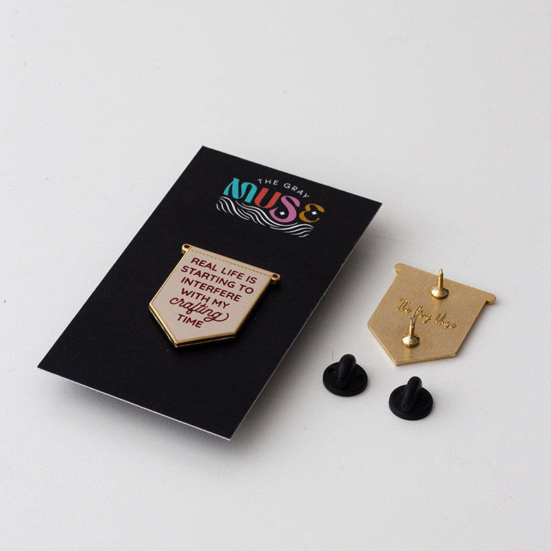 Text Collection | Unique Enamel Pins By The Gray Muse