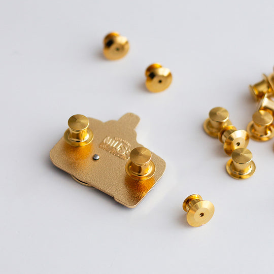 Deluxe Locking Pin Back for Enamel Pins | The Gray Muse - Pin Gift Shop
