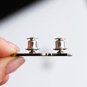 Deluxe Locking Pin Back for Enamel Pins | The Gray Muse - Pin Gift Shop