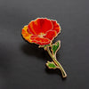California Poppy Floral Enamel Pin | The Gray Muse - Pin Gift Shop