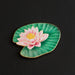Water Lily Pink Floral Enamel Pin, July Birth Month Flower | The Gray ...