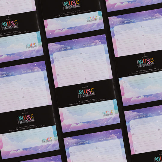 Thoughts to Shift Notepad with Exercise Guide | Planning Memo Pad – The Gray Muse