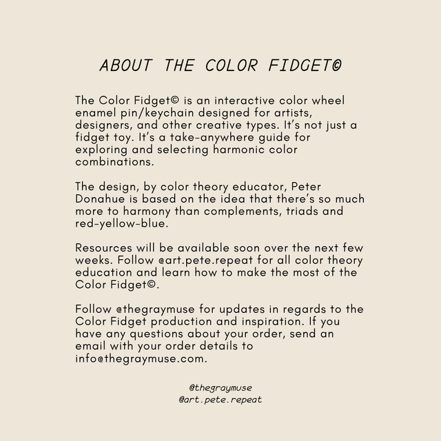 The Color Fidget – The Gray Muse