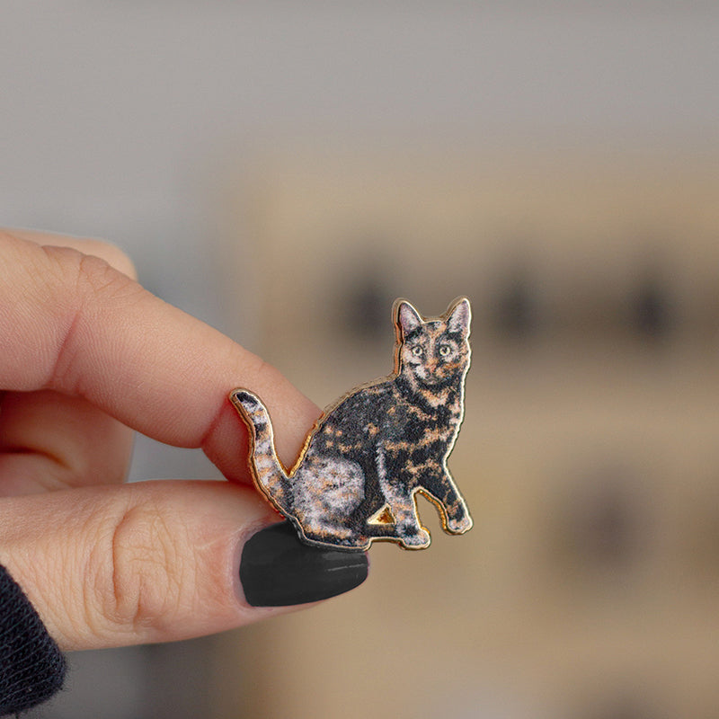 Enamel Pins for Cat Lovers: The Gray Muse Furry Friends Collection