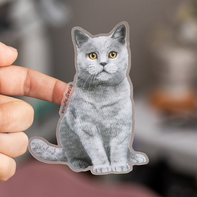 Cat Stickers – The Gray Muse