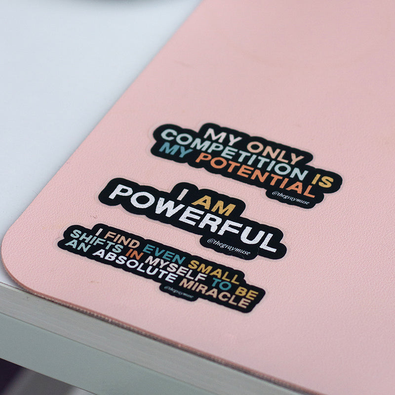 Motivational & Inspirational Sticker Collection | The Gray Muse