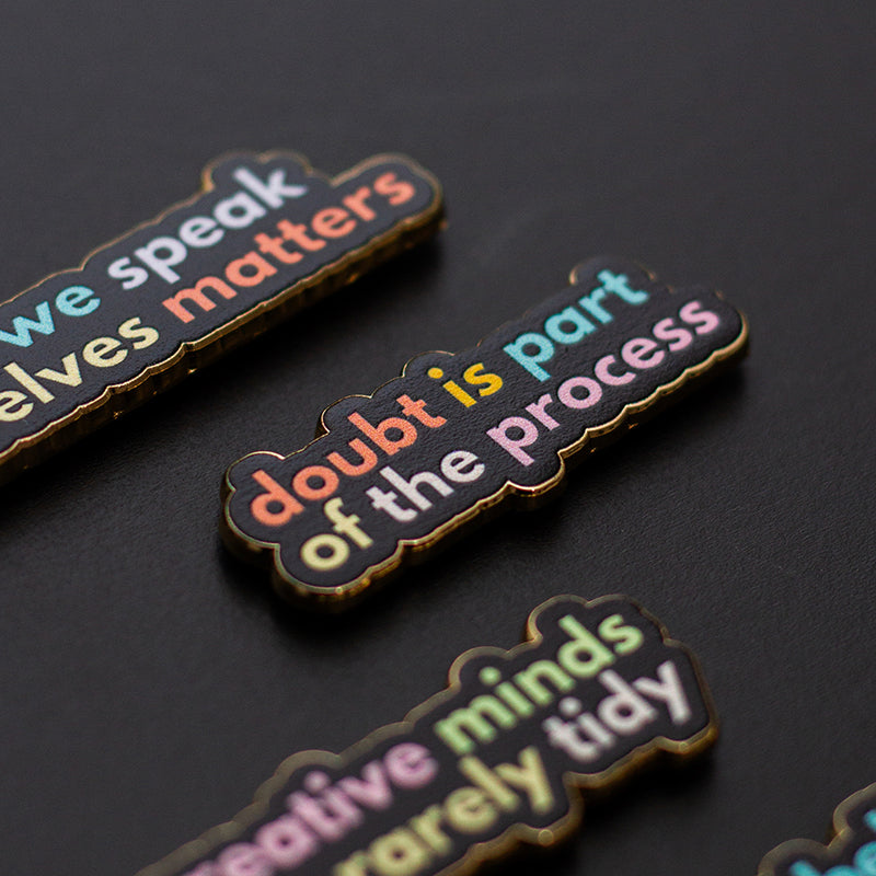 Text Collection | Unique Enamel Pins By The Gray Muse – Page 2