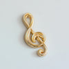Treble Clef Music Symbol Enamel Pin | The Gray Muse - Pin Gift Shop
