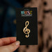 Treble Clef Music Symbol Enamel Pin | The Gray Muse - Pin Gift Shop