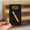 Yellow Pencil Enamel Pin | The Gray Muse - Pin Gift Shop