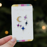 RETIRING Mini Stars and Moon (5) Enamel Pin Collection – The Gray Muse