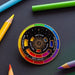 Rainbow Color Wheel Interactive Enamel Spinner Pin | The Gray Muse ...