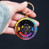 Color Wheel Interactive Spinner Enamel Keychain | The Gray Muse - Pin ...