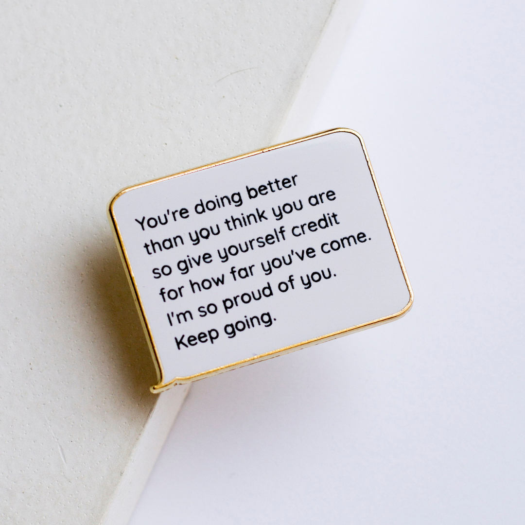 Text Collection | Unique Enamel Pins By The Gray Muse