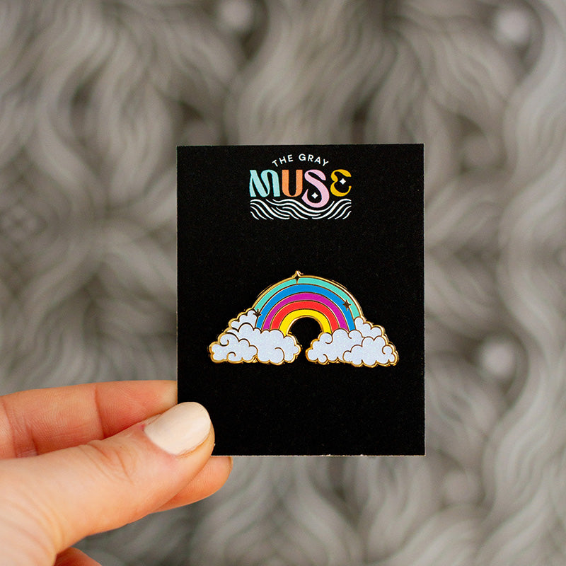 The Gray Muse Rainbow Enamel Pins